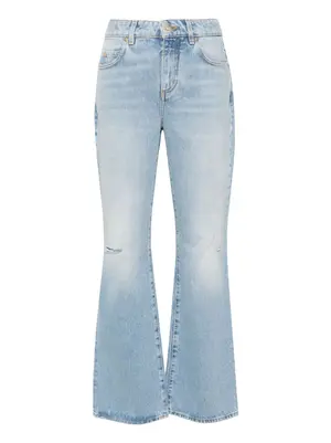 Balmain Mid-rise Flared Jeans - Blue