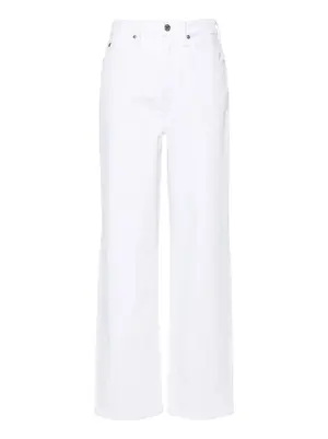 Tommy Hilfiger High-rise Straight-leg Jeans - White