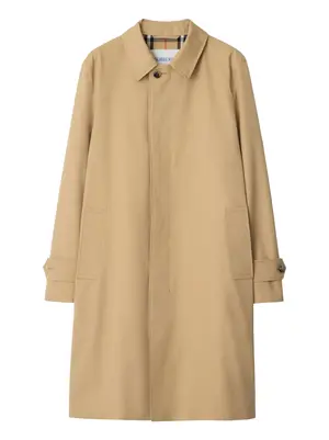 Burberry Water-resistant Cotton Car Coat - Neutrals