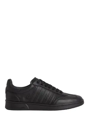 Dsquared2 Boxer Leather Sneakers - Black