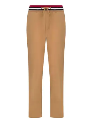Moschino Appliqué Track Pants - Brown