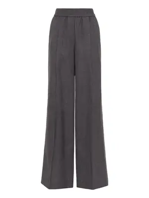 Brunello Cucinelli Wide-leg Trousers - Grey