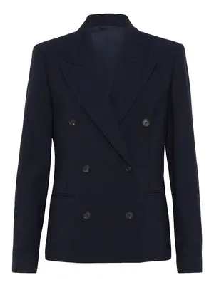 BRUNELLO CUCINELLI Brunello Cucinelli Peak-Lapel Double-Breasted Blazer