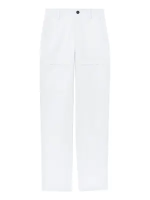 Proenza Schouler White Label Cotton Cargo Pants - White