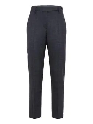 Brunello Cucinelli Cropped Trousers - Grey