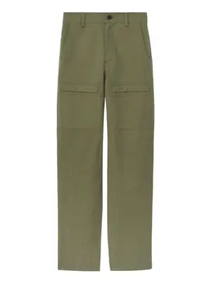 PROENZA SCHOULER WHITE LABEL Proenza Schouler White Label Mid-Rise Cotton Cargo Pants