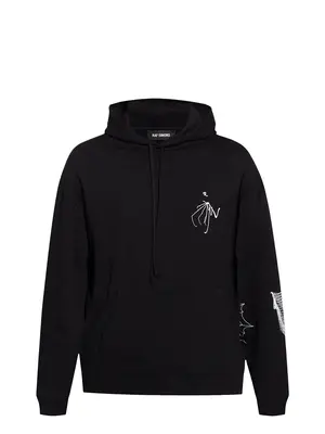 Raf Simons Gothic Hoodie - Black