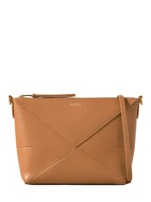 Loewe Puzzle Fold Shoulder Bag - Brown