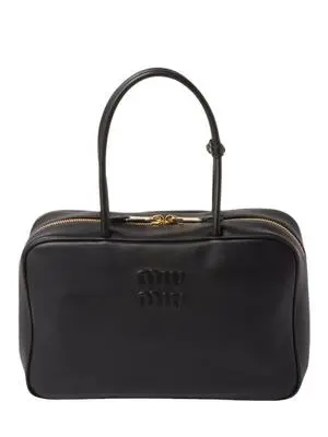 Miu Miu Beau Leather Bag - Black