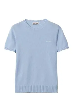 Miu Miu Cashmere Sweater - Sky Blue