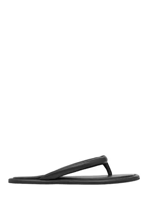 ST. AGNI Sumi Leather Sandals Black