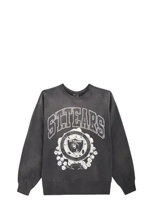 SAINT MXXXXXX Denim Tears Printed Cotton Sweatshirt - Black