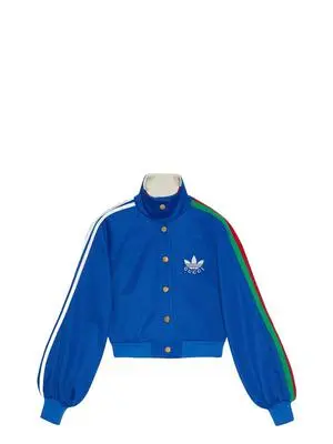 Gucci X Adidas Cropped Jacket - Blue
