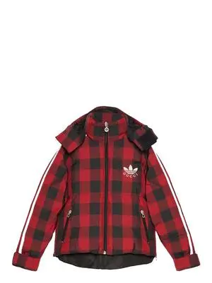 Gucci X Adidas Padded Jacket - Red/black