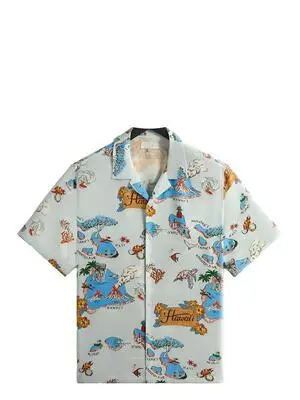 Kith Hawaii Thompson Camp Collar Shirt - Oyster