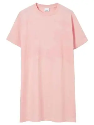 Burberry EKD Mini Dress Pink