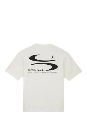 TRAVIS SCOTT Cactus Jack X Jordan Mj Ts Logo Tee Shirt - Sail