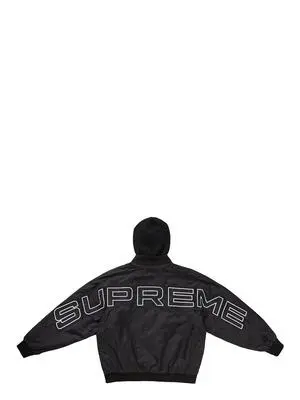 Supreme Hooded Stadium Jacket - Black