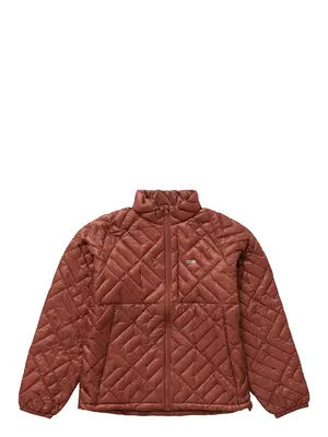 Supreme Quilted Lightweight Down Jacket - Rust