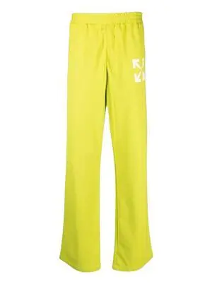 Off-White Arrowsmotif Slim Fit Track Sweatpants - Lime Green