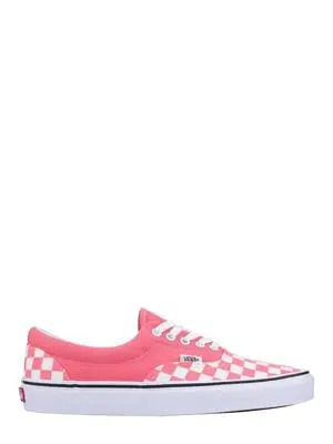 VANS Era Checkerboard Sneakers - Strawberry/white