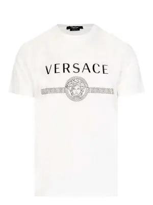 Versace Medusa Logo T-shirt - White/black