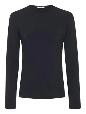 THE ROW Sherman Long-sleeve T-shirt - Black