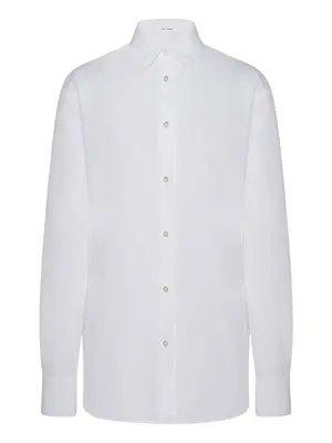 THE ROW Sisilia Cotton Shirt - White