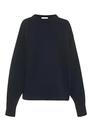THE ROW Ophelia Wool-cashmere Sweater - Black