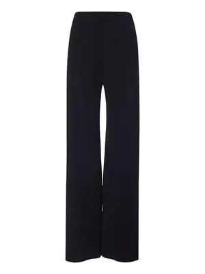 THE ROW Gala Wide-leg Trousers - Black