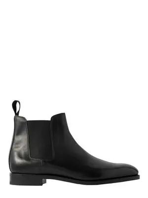 John Lobb Lawry Leather Chelsea Boots - Black