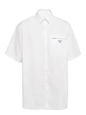 Prada Short-sleeved Cotton Shirt - White