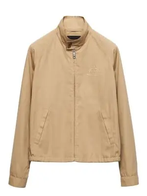 Prada Cotton-blend Jacket - Neutral