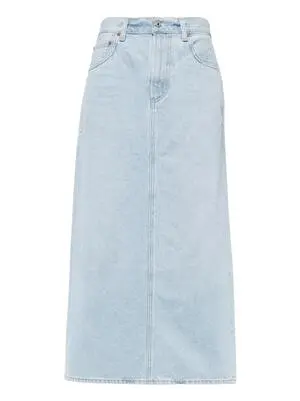 Citizens Of Humanity Verona Midi Skirt - Blue