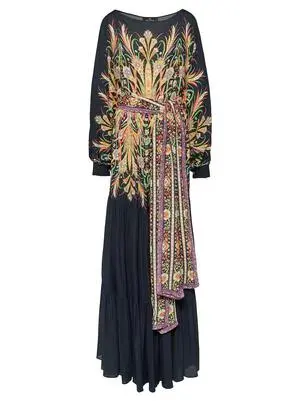 ETRO Etro Printed Tiered Gown