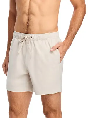 Onia Onia Land To Water Regular Fit 5.5" Shorts Stone