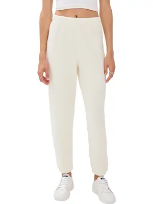 Jenni Kayne Saturday Sweatpants - Cream