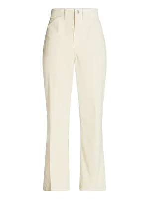 RE/DONE High-rise Bootcut Jeans - Ivory