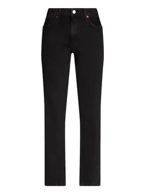 RE/DONE RE/DONE Mid-Rise Straight-Leg Jeans