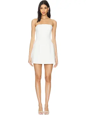 Bardot Karoline Balloon Mini Dress - Orchid White