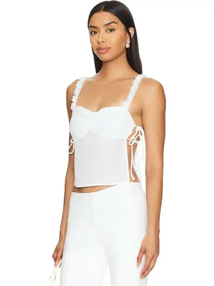 MORE TO COME Lily Rose Cami Top - White