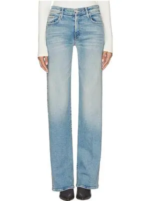MOTHER The Mid Rise Maven Sneak Jeans - Blowing The Wind