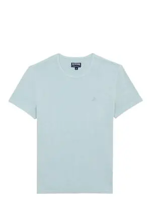 Vilebrequin Terry Tshirt Solid Tee Shirt Tiramisu - Blue