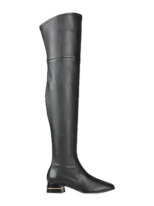 Tory Burch Leather Over-the-knee Boots - Black