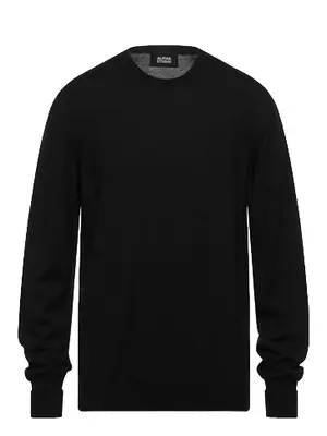 Alpha Studio ALPHA STUDIO Cotton Knit Sweater Black