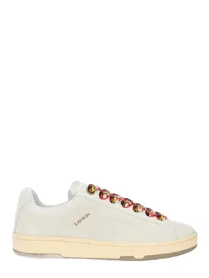 LANVIN LANVIN Leather Low-Top Sneakers Off White
