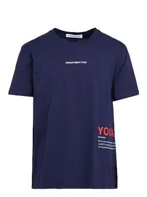 DEPARTMENT 5 T-shirt Midnight Size Cotton - Blue