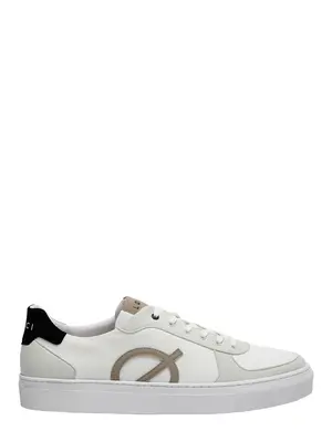 LØCI X Stylist Classic Panelled Canvas Sneakers - White