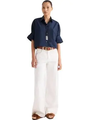 TWP Next Ex Cotton Shirt Midnight