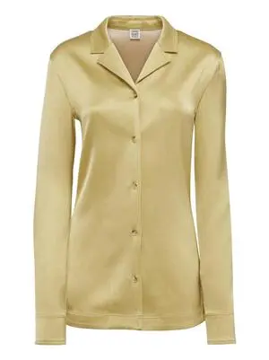 TOTEME Satin Shirt - Green